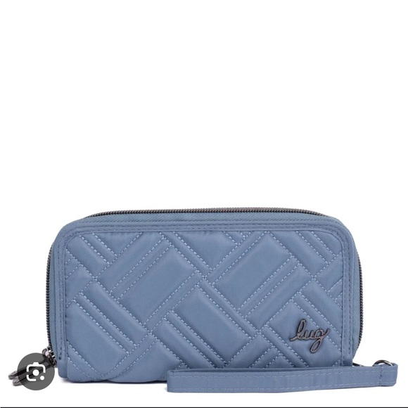 lug | Bags | Lug Splits Xl Wristlet Rfid Wallet Blue Moon | Poshmark
